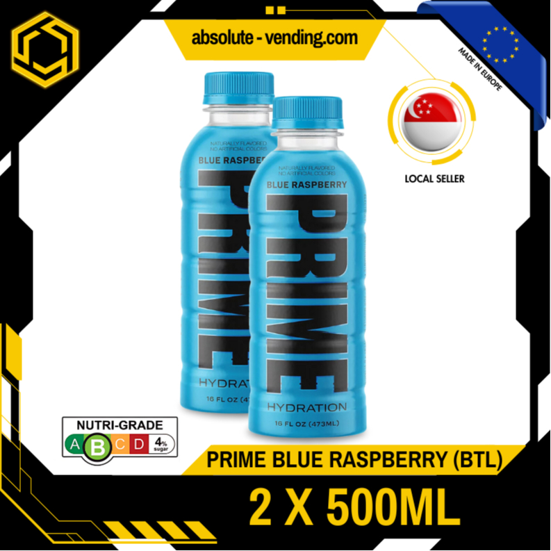 [TWIN PACK] PRIME HYDRATION Blue Raspberry 500ML X 2 (BOTTLE) | Shopee ...