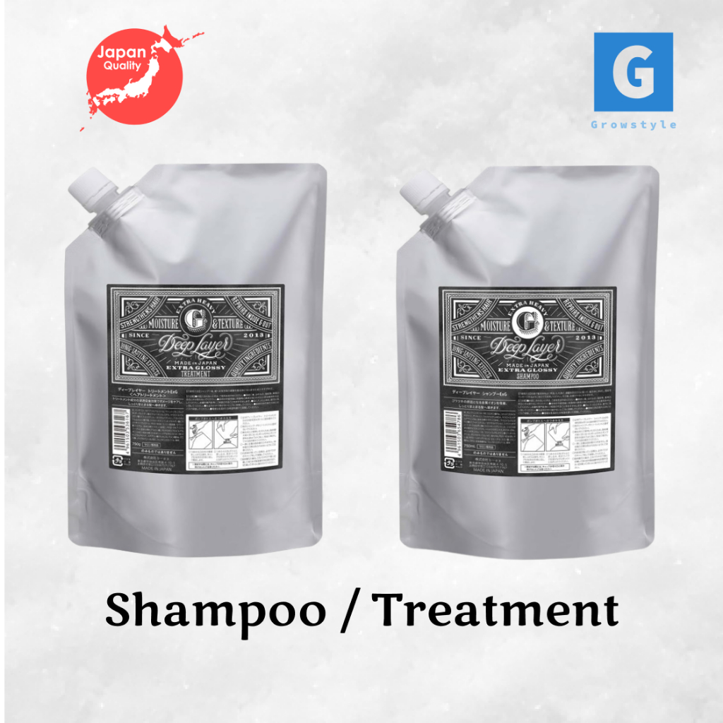 Deep Layer Shampoo/Treatment ExG 750mL Refill Damage Care Volume Down Dryness【Direct from Japan ...