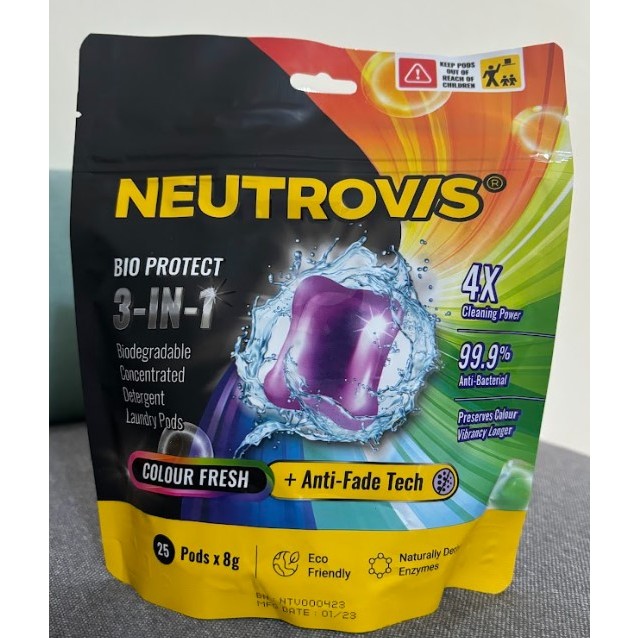 NEUTROVIS Bio Protect 3-IN-1 Laundry Pods | Shopee Singapore