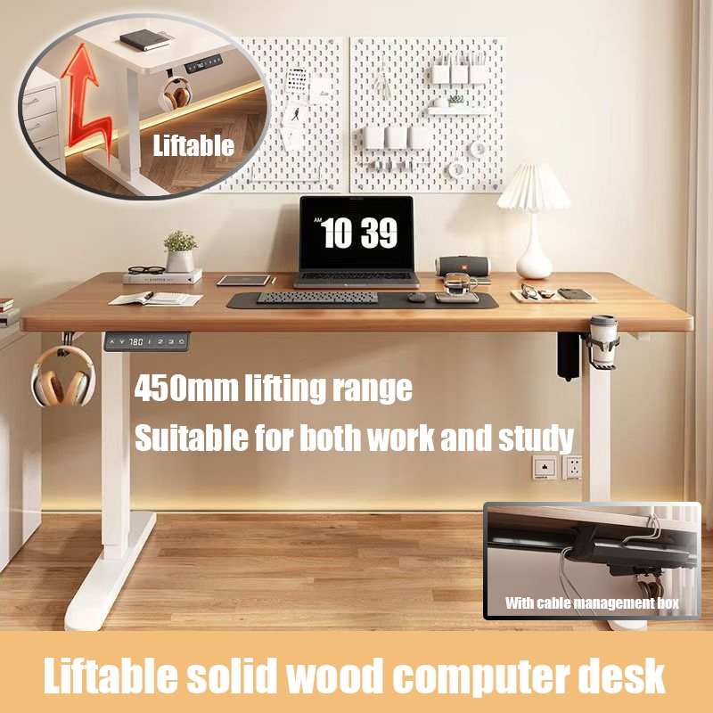 Home New Adjustable Office Desk With Memory Computer Table Table Solid ...