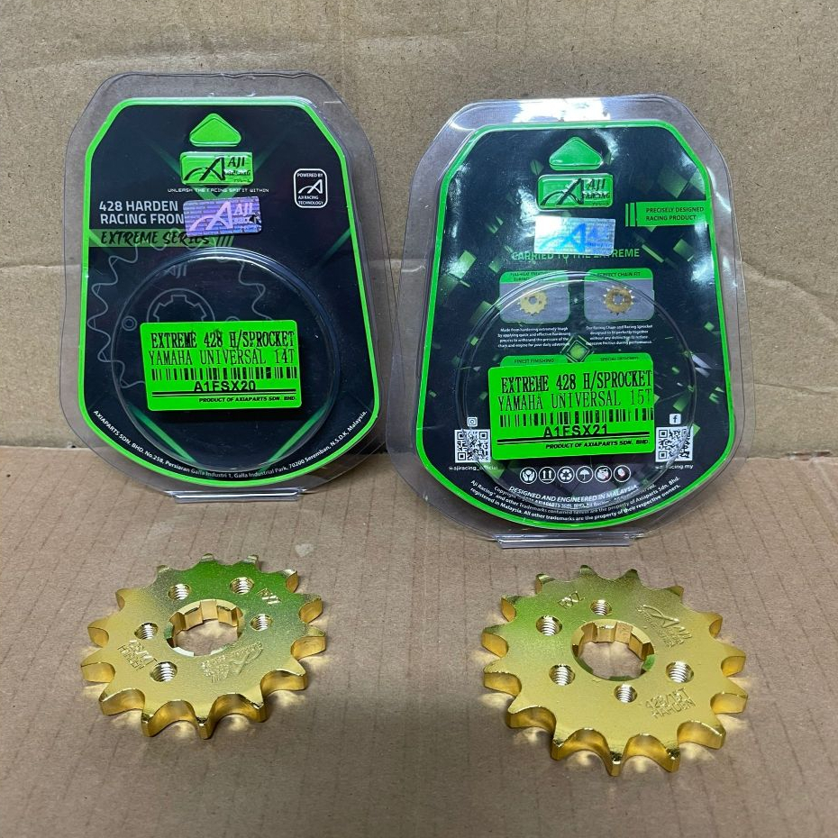 AJI RACING Y15 LC135 RXZ EXTREME FRONT SPROCKET 428 H (14T/15T ...