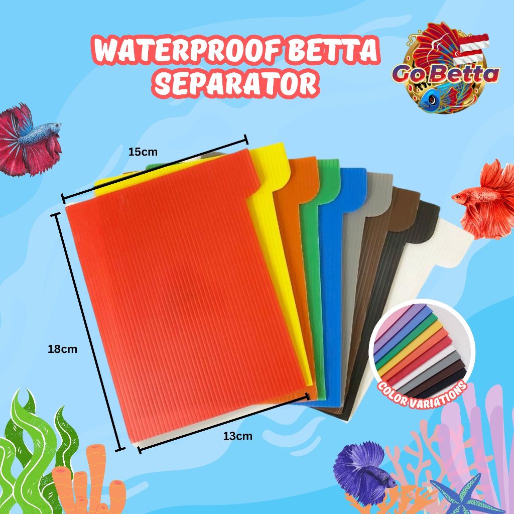 LIGHTWEIGHT WATERPROOF BETTA SEPARATION 18 x 15 cm SEPARATOR BOARDS ...