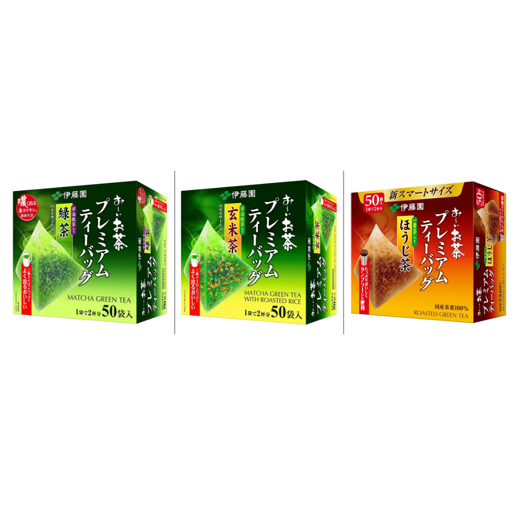 Ito En Oi Ocha Japan Premium Green Tea Bags 50 bags ( Houji Roasted Tea ...