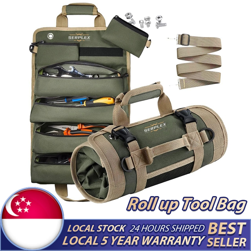 900D Tool Bag Portable Roll Up Tool Bag Multi-Purpose Tool Organizer ...