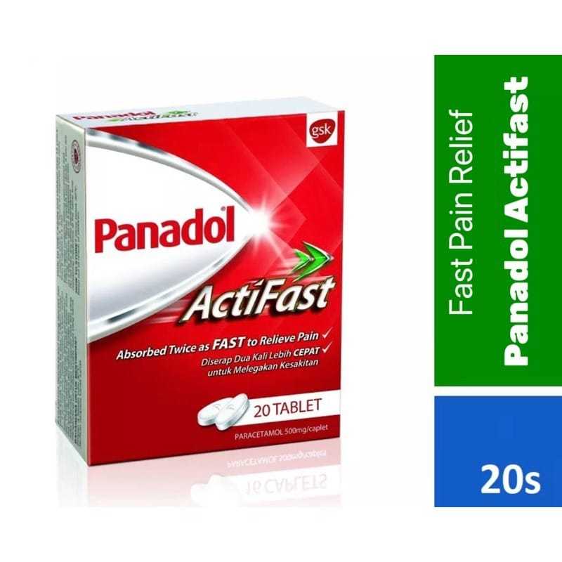 PANADOL Actifast 20s Fast Pain Relief Paracetamol | Shopee Singapore