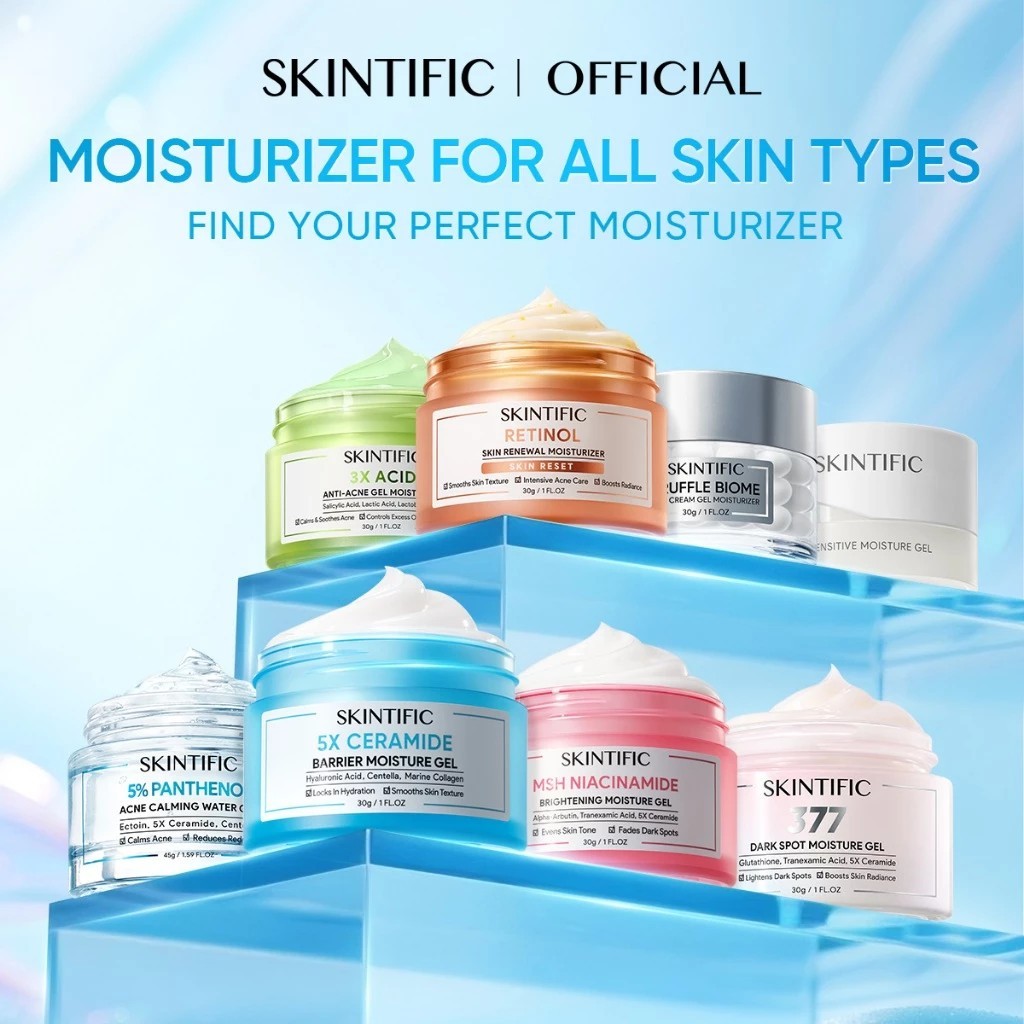 [Best Seller] SKINTIFIC Moisture Gel 30g - Moisturiser for Niacinamide ...