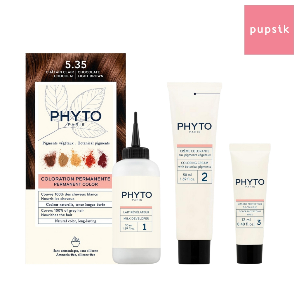 Phyto PHYTOCOLOR Permanent Hair Color Dye (24 Colours) | Shopee Singapore