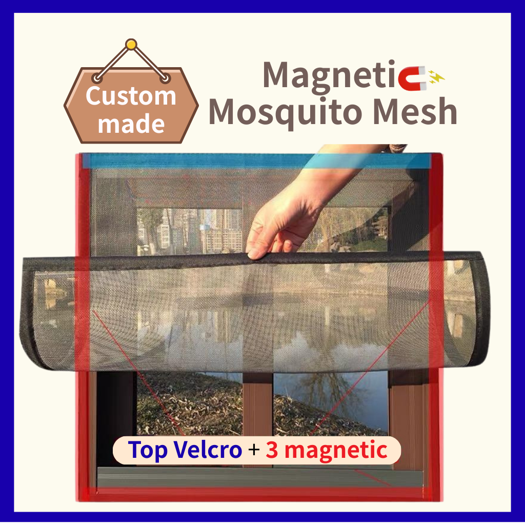 Custom made No cutting Window Mesh Net Mosquito Fly Insect Screen ...