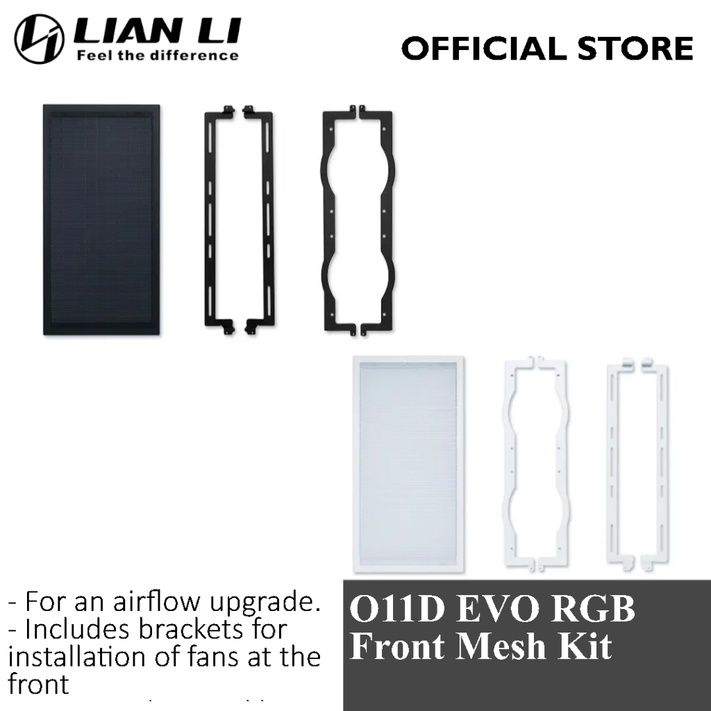 LIAN LI O11D EVO RGB DUST FILTER FRONT PANEL FOR O11 EVO RGB DESKTOP ...