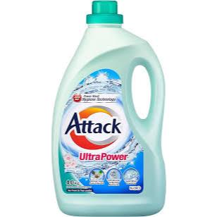 Attack Ultra Power Liquid Laundry Detergent 3.6KG | Shopee Singapore