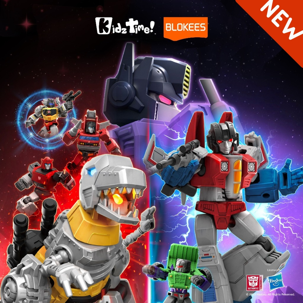 Kidztime x blokees Transformers Blind Box block Toys Assembly blocks ...