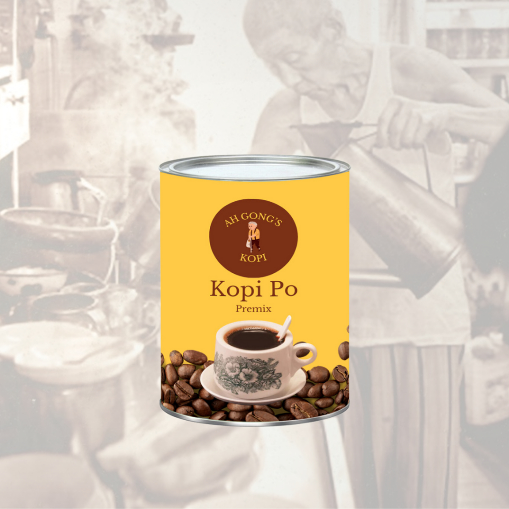 [Ah Gong Kopi] Kopi Po Premix Tin, Instant Coffee Powder (450g ...