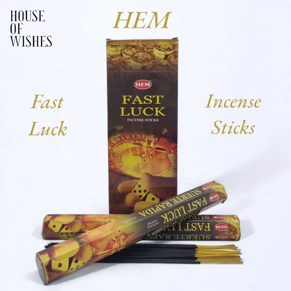 HEM - Fast Luck Incense Sticks (20 Sticks Per Box) | Shopee Singapore