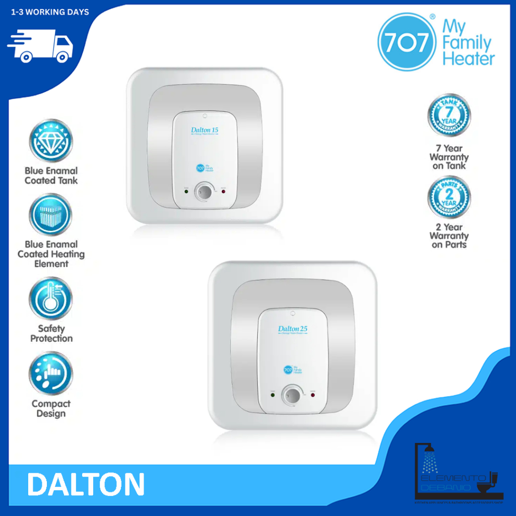 707 Dalton 15 / 25 Storage Water Heater 15L / 25L | Shopee Singapore