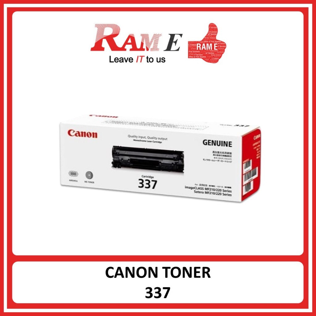 [ORIGINAL] Canon 337 Black Toner Cartridge | Shopee Singapore