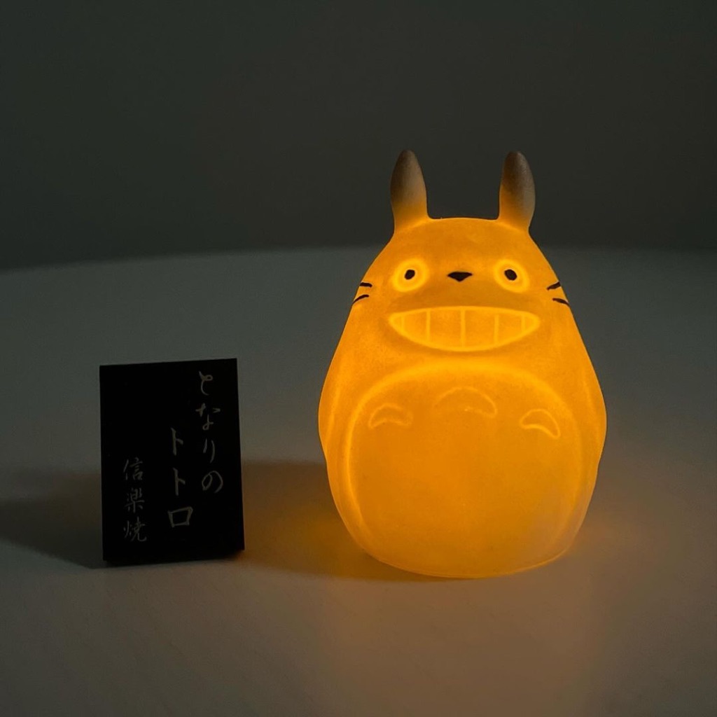 STUDIO GHIBLI My Neighbor's Totoro Shigaraki Pottery LED Light Lamp ...