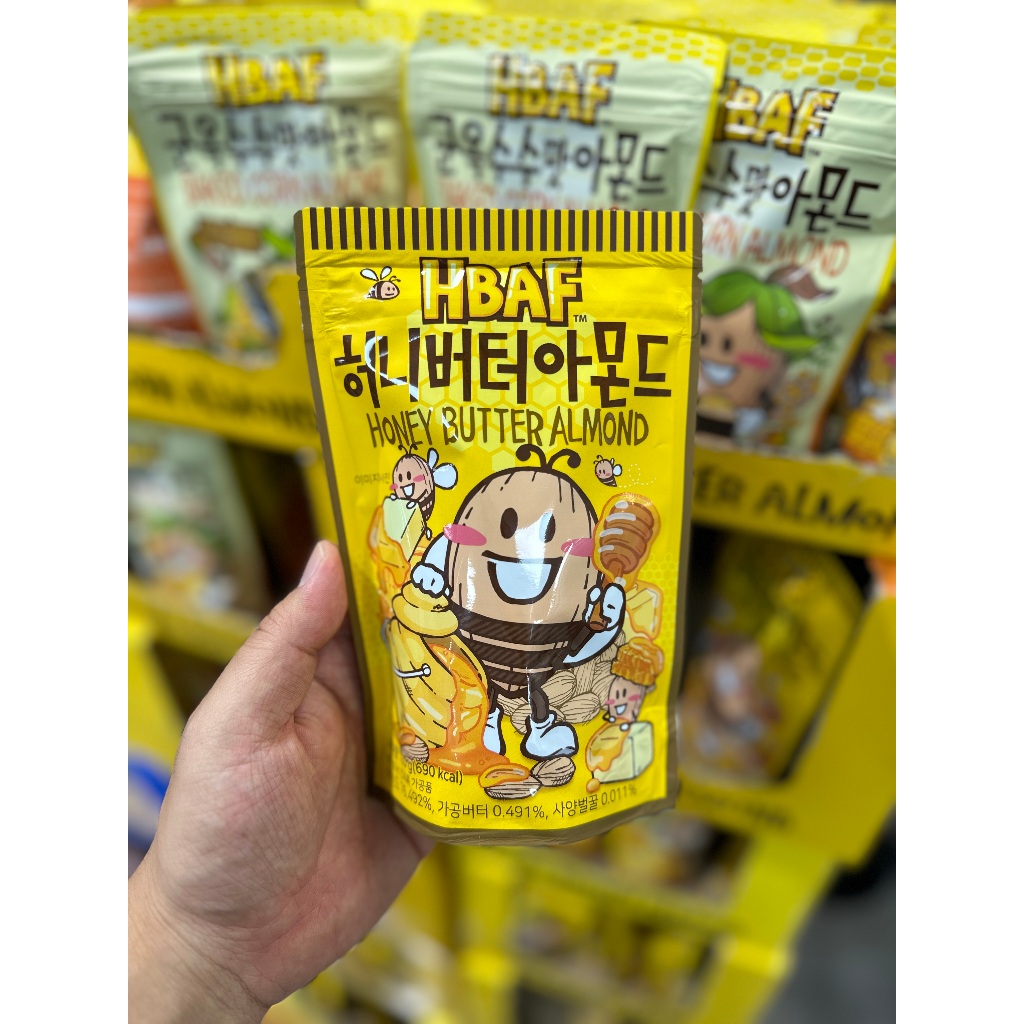 HBAF Korean Honey Butter Almond 120g | Shopee Singapore