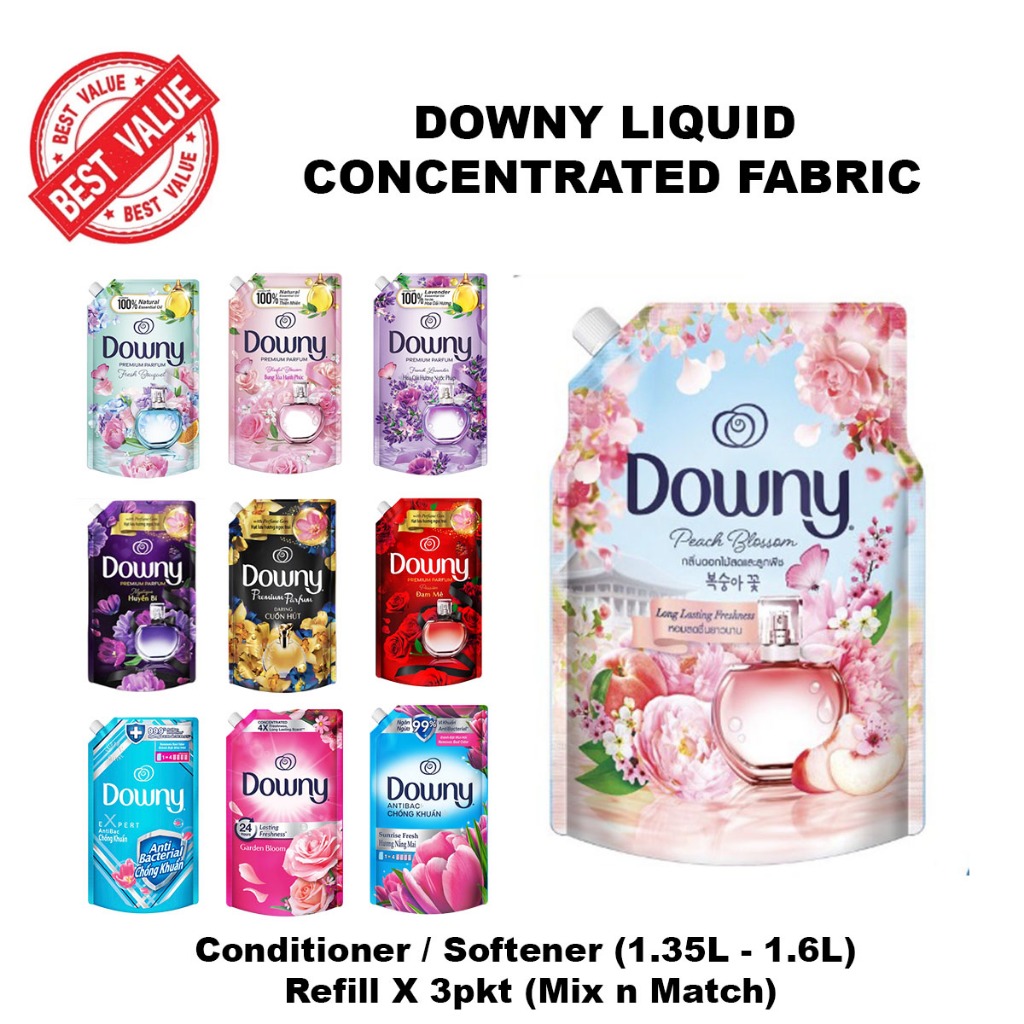 Downy Liquid Concentrate Fabric Conditioner Refill Bundle Pack x 3 ...