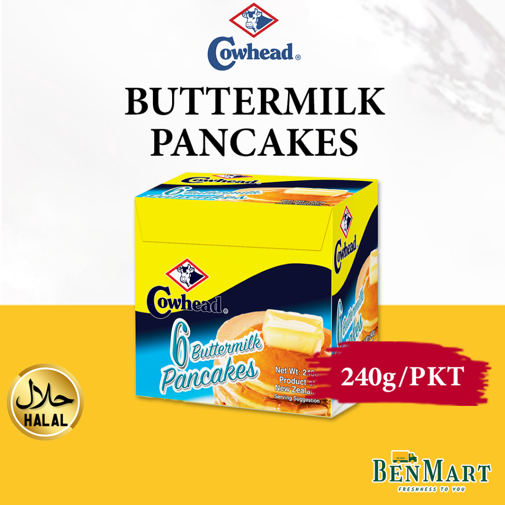 [BenMart Frozen] Cowhead Buttermilk Pancakes 6s 240g - Halal - New ...