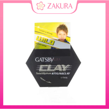 Gatsby Styling Clay Twist & Spikes 50g | Shopee Singapore