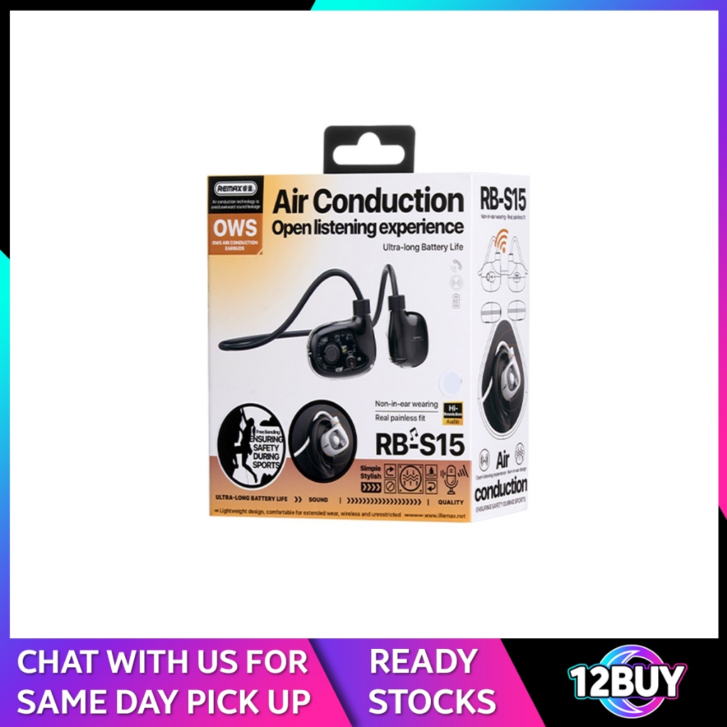 Air Conduction Bluetooth Headset Wireless Headphone 12BUY.SG | Shopee ...
