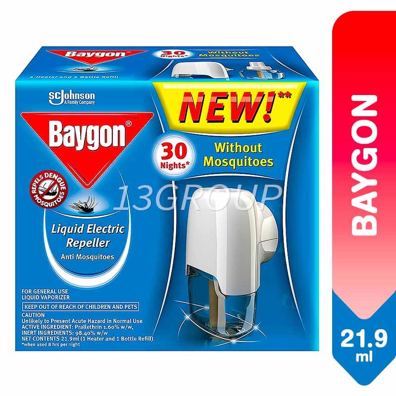 Baygon Liquid Electric Repeller (Set) Mosquito Repellent, 1 Set ...