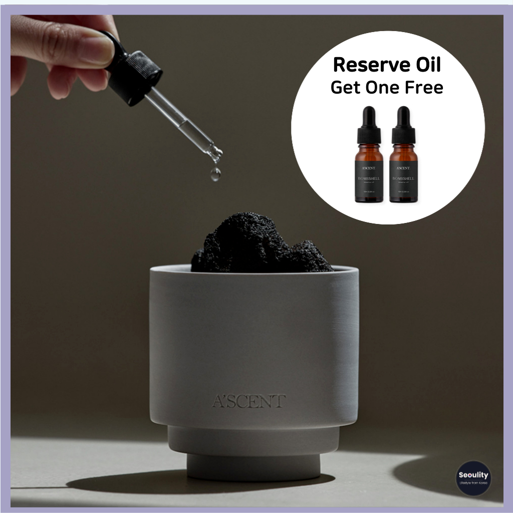 [Made in Korea] A'SCENT Stone Diffuser｜Ceramic Objet + Lava Rock + 2 ...