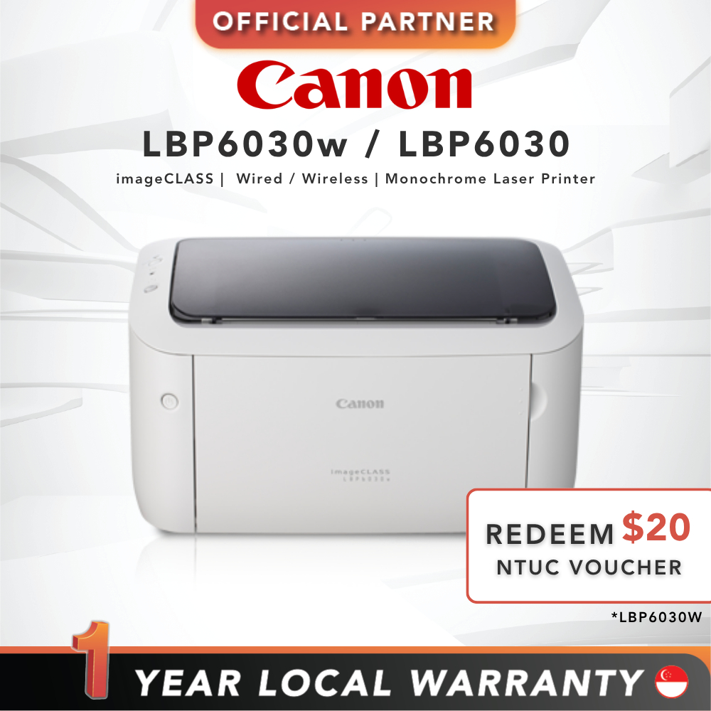 [FAST SHIP] Canon imageCLASS LBP6030 / LBP6030w | Monochrome Laser Printer | Shopee Singapore