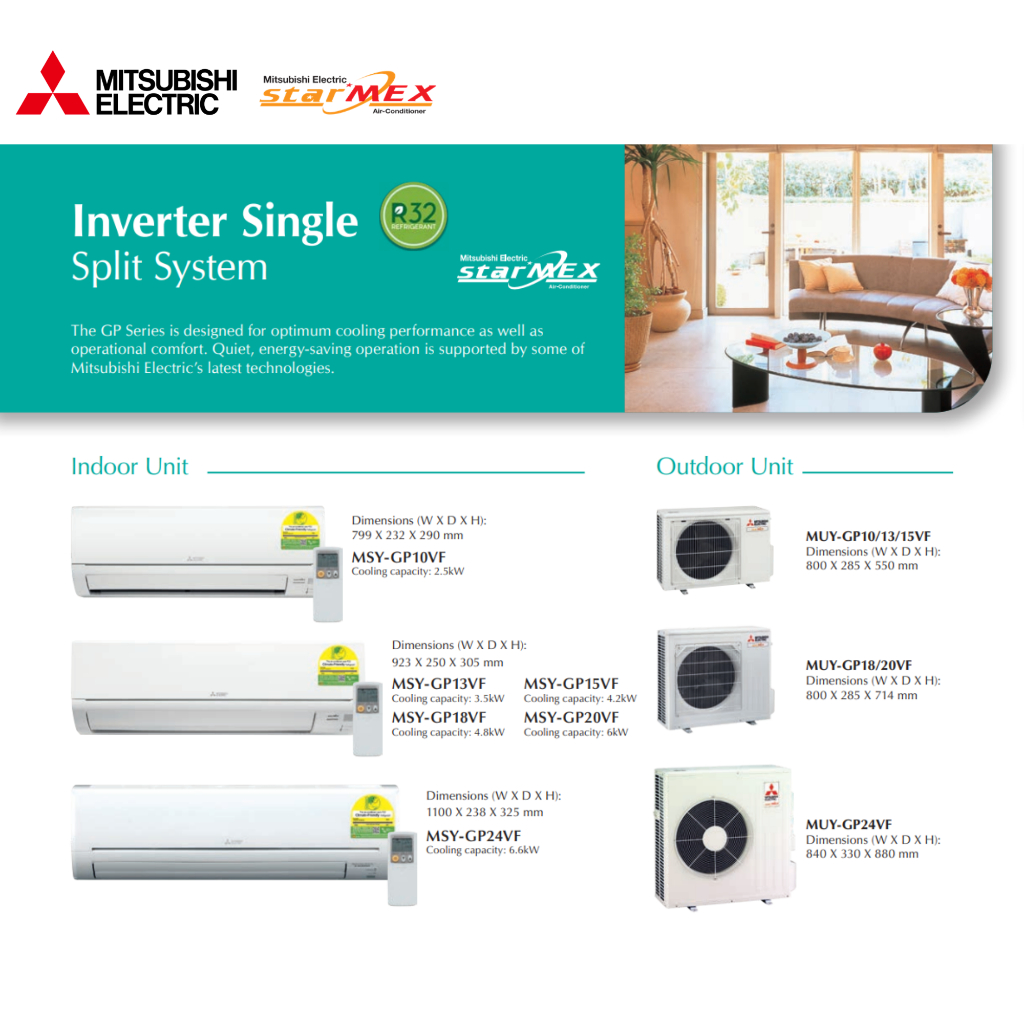 MITSUBISHI ELECTRIC Starmex R32 System 1 (Installation with Upgraded ...