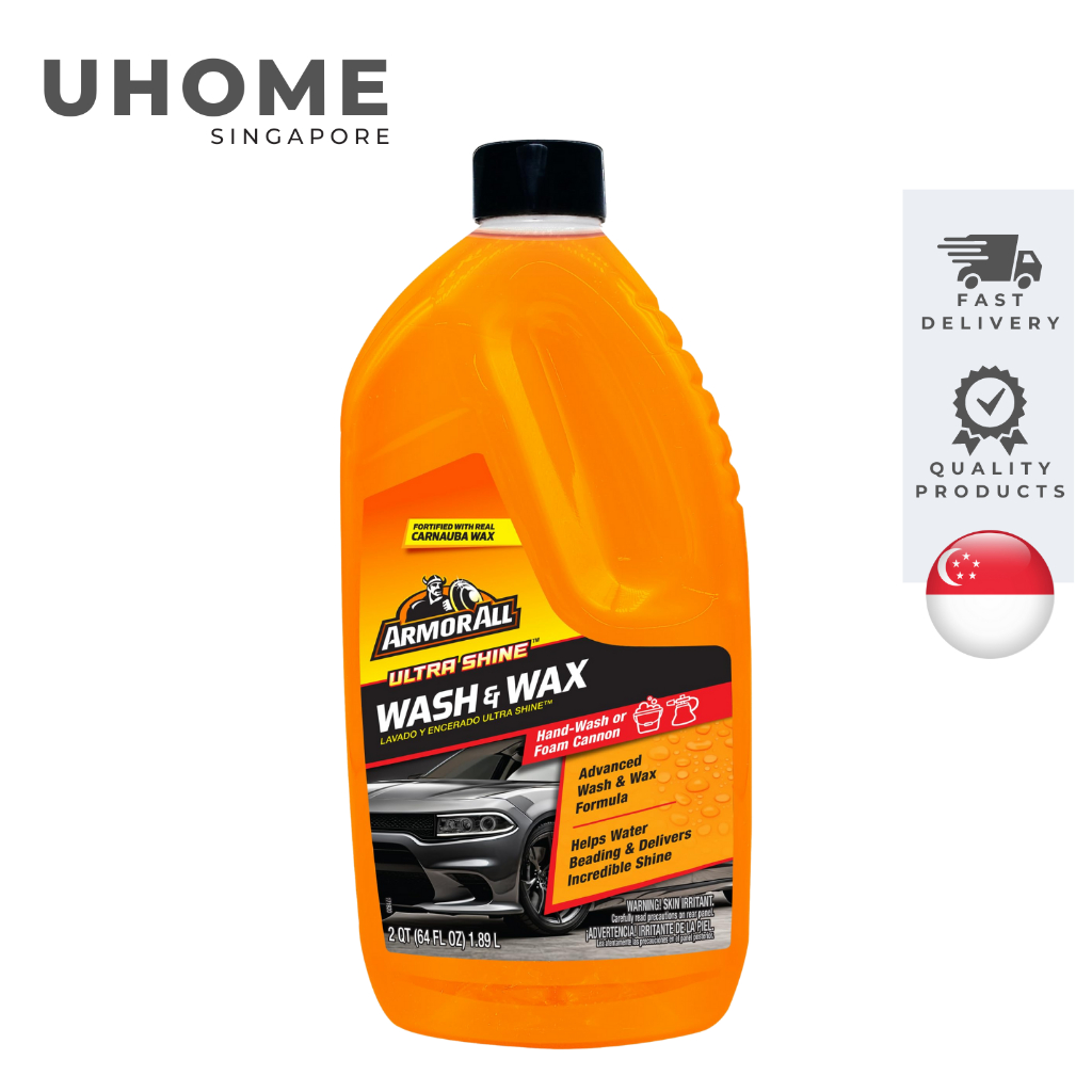 Armor All Utra Shine Wash & Wax Car Shampoo 64 Fl Oz (1.89L) | Shopee ...