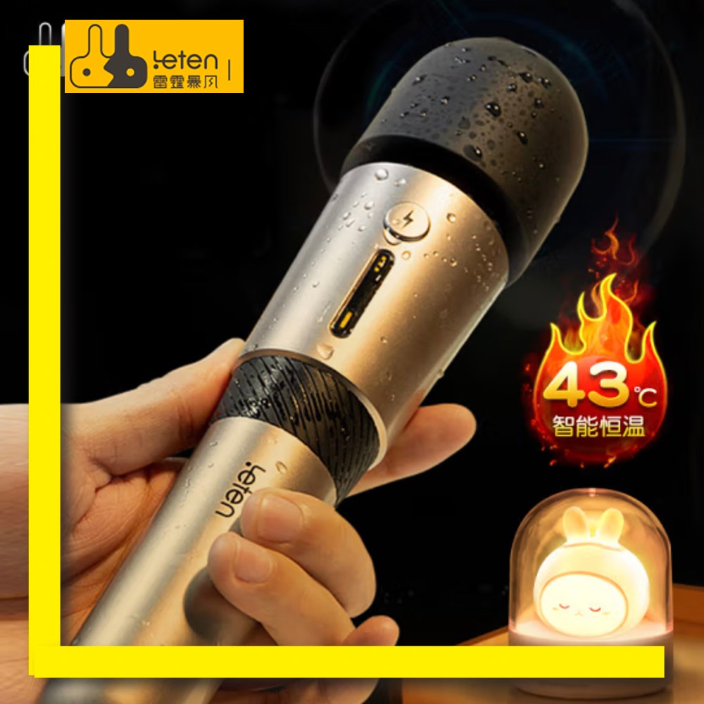 Leten AV Wand Vibrator Sex Toys for Woman Big Head Magic Wand Massager Rechargeable AV Vibrator ...