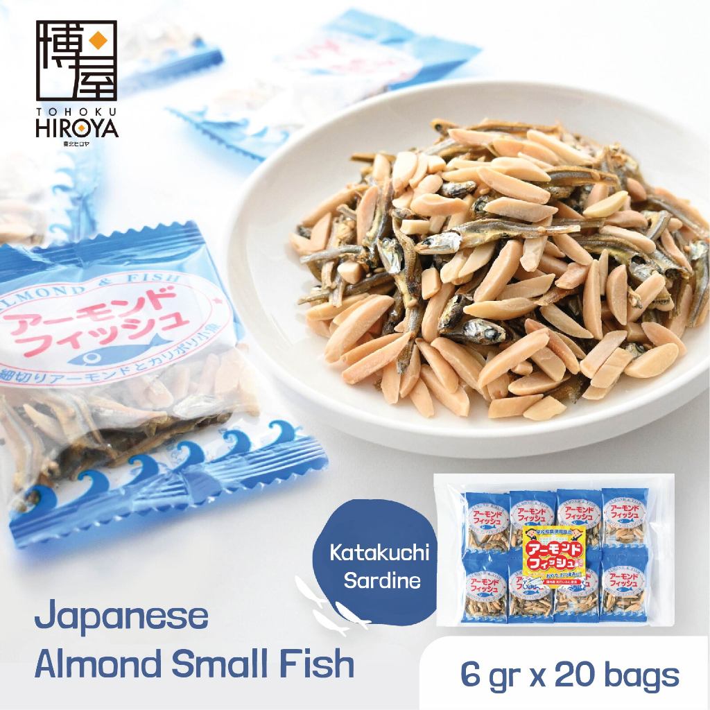 Hiroya Japanese Almond Fish Snack - Natural Healthy Delicious Summer ...