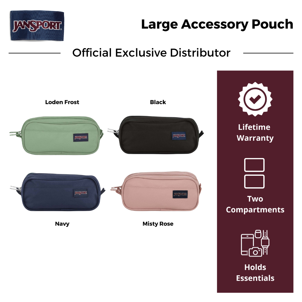 Jansport Large Accessory Pouch | Shopee Singapore