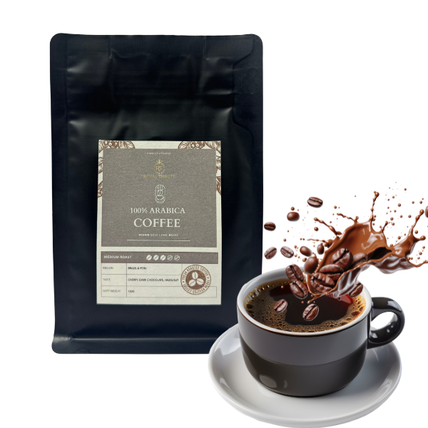 100% Arabica Coffee Beans - Brazil + Peru Blend - 150g (Americano ...