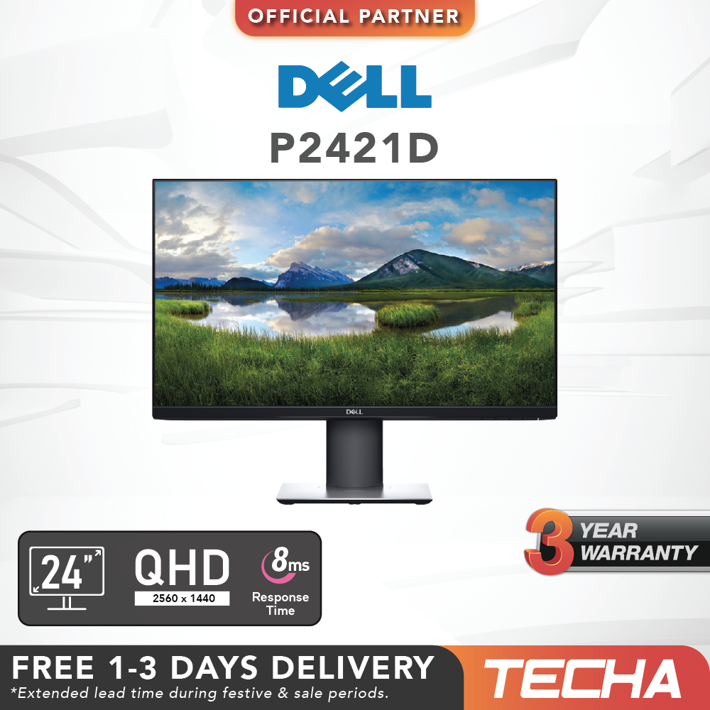Dell P2421D | 24" QHD | IPS | Thin Bezel Monitor | Shopee Singapore