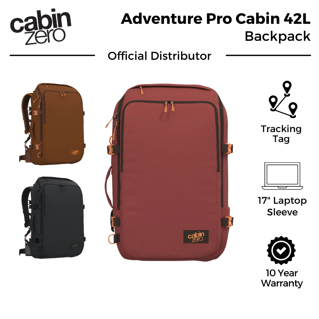 Cabinzero Adventure Pro Cabin Backpack 42L | Shopee Singapore