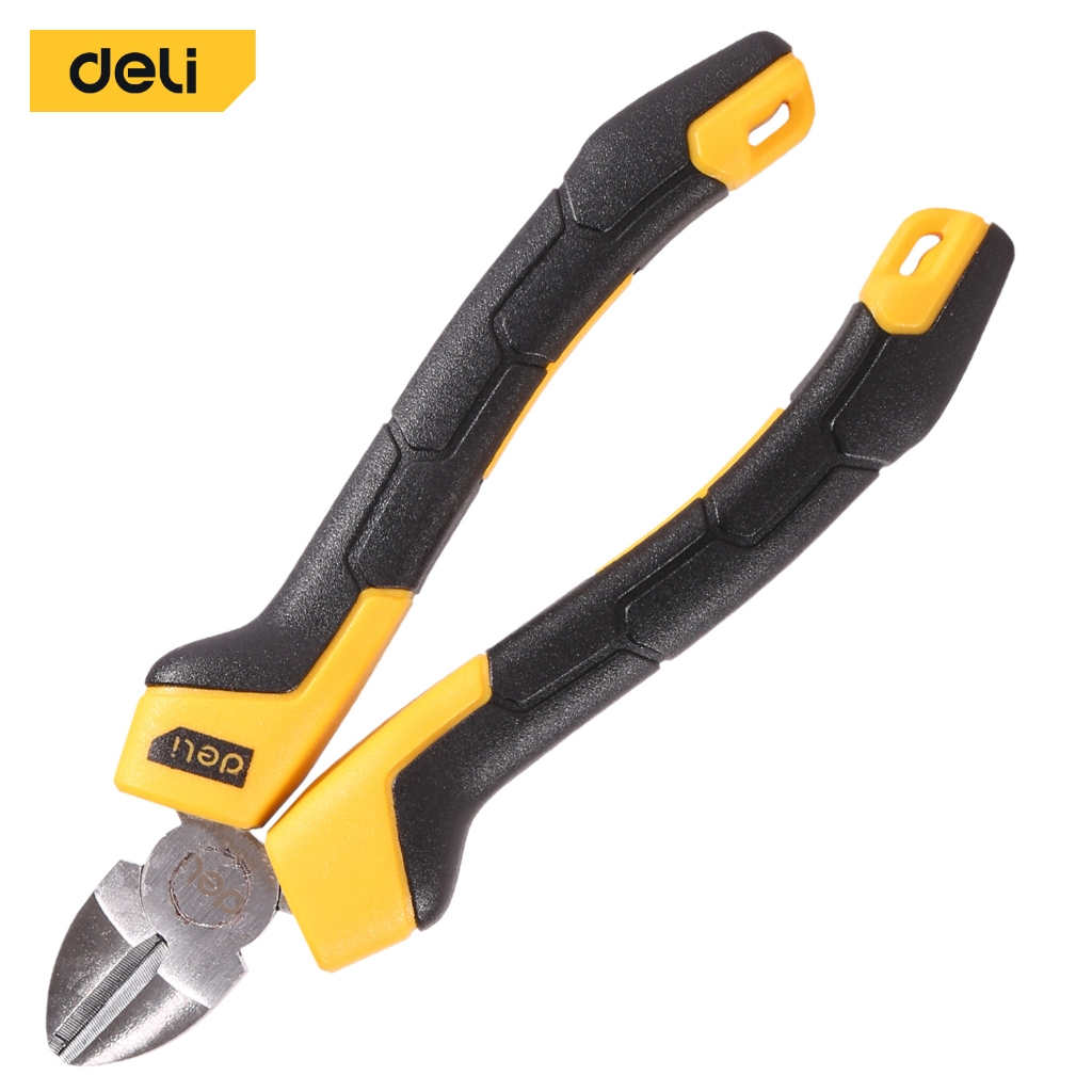 (SG STOCK) DELI 6 INCH DIAGONAL CUTTING PLIERS / DIAGONAL MOUTH TONG ...