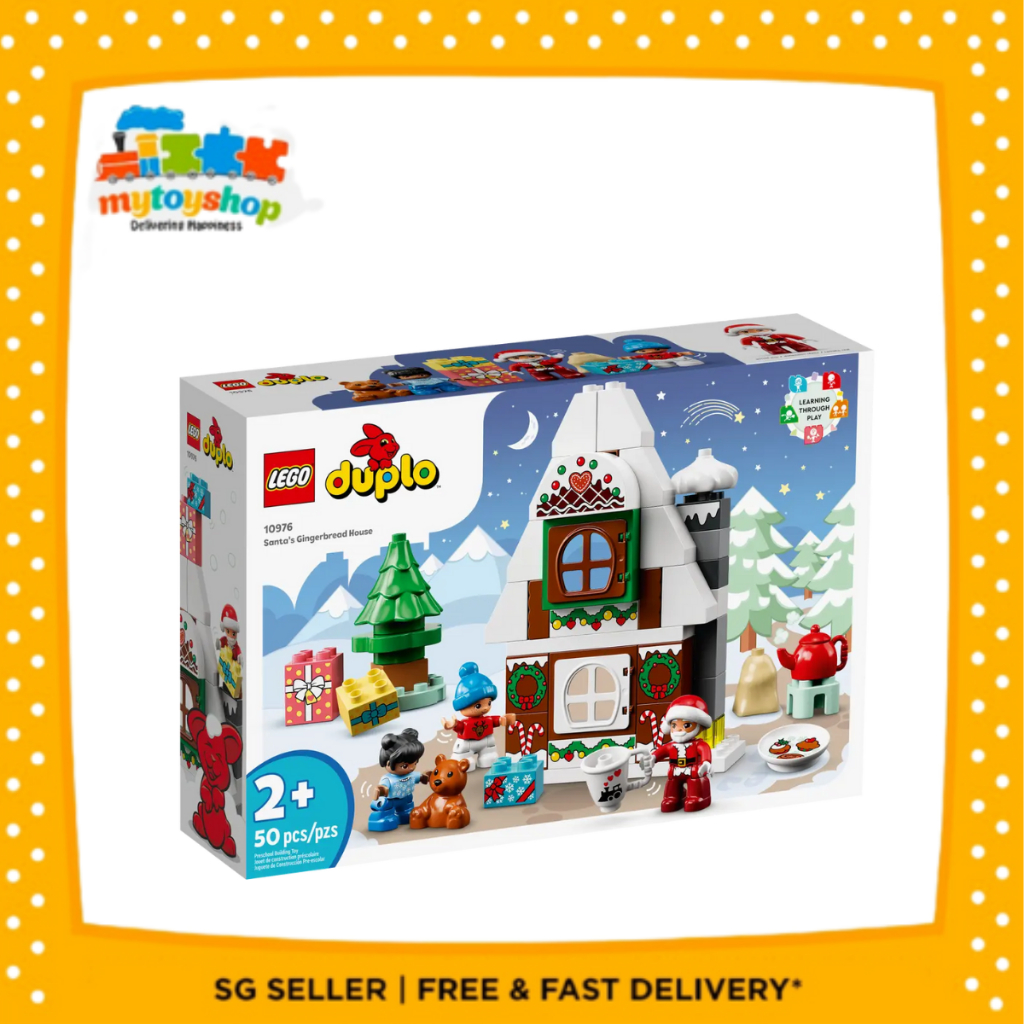 LEGO 10976 Duplo Santa's Gingerbread House | Shopee Singapore