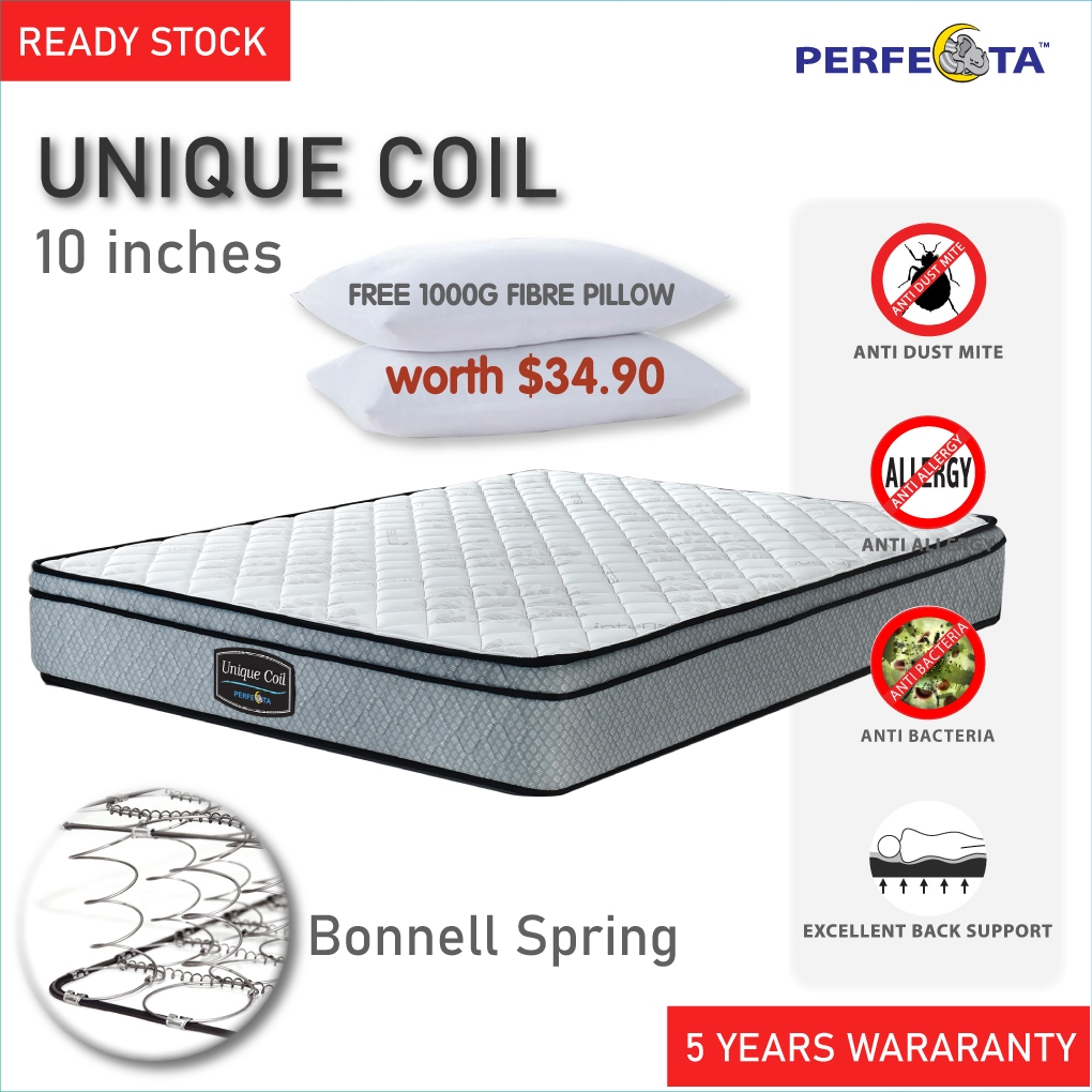 Pocketed Spring Mattress - Bonnell Spring Mattress - Available Single ...