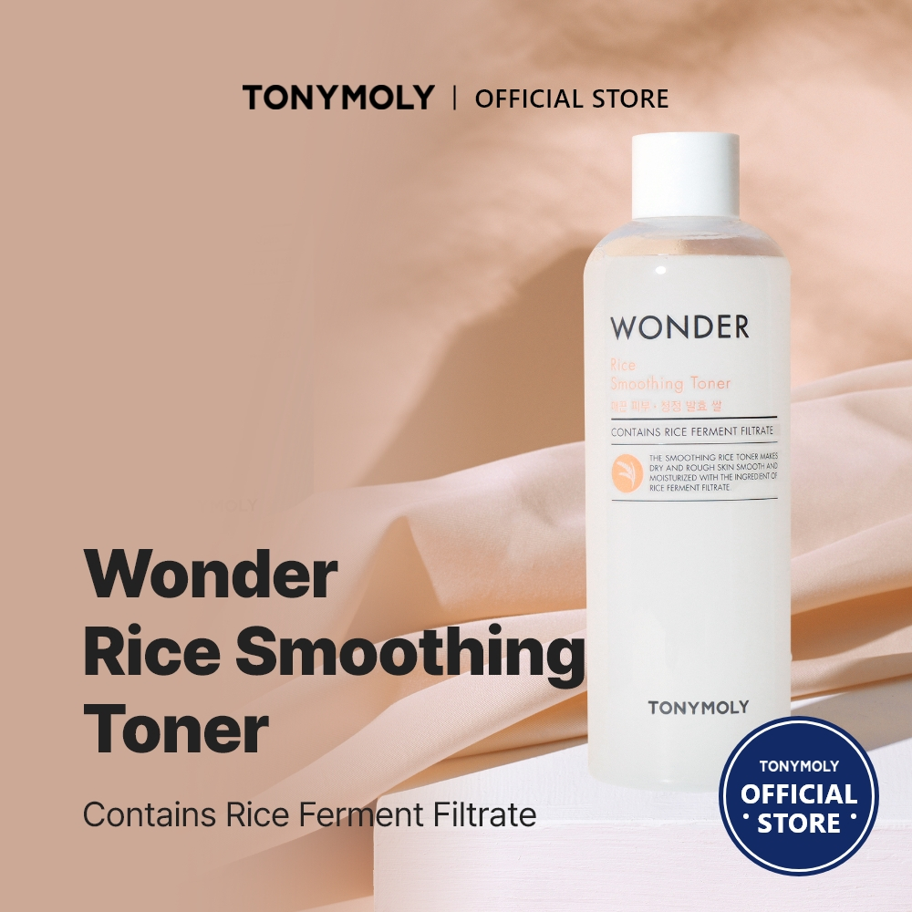[TONYMOLY] Wonder Rice Smoothing Toner 500ml Large Capacity Hydrating ...