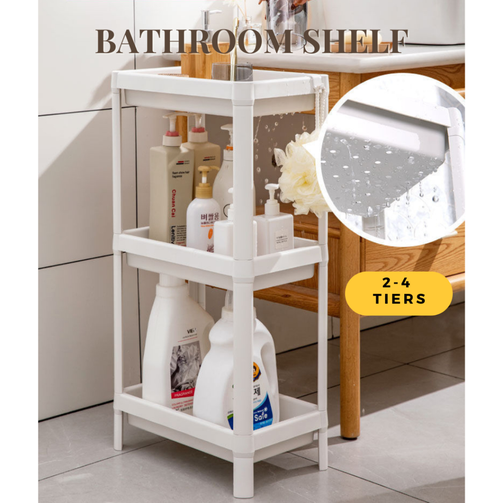 Multipurpose Shelf for Kitchen Bathroom Slim Rack Toiletries Rack ...