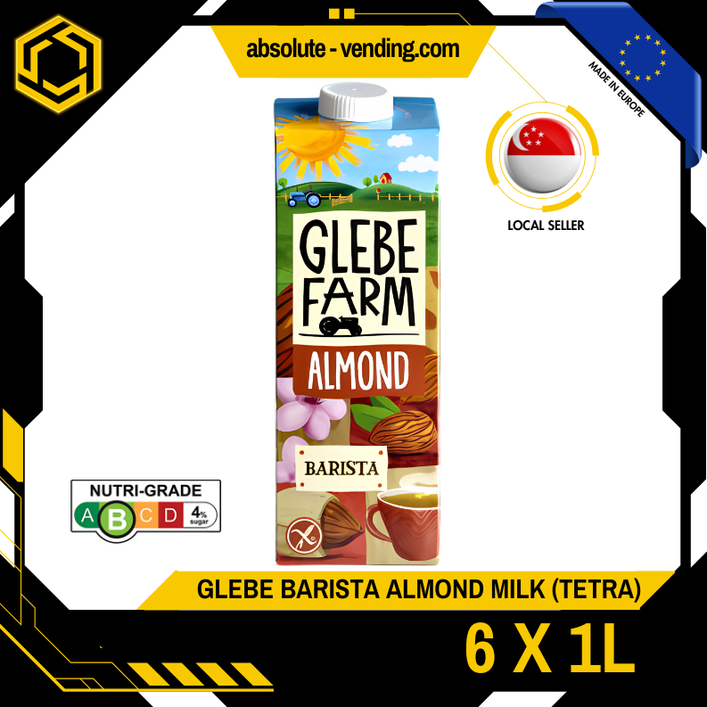 GLEBE FARM Barista Edition Almond Milk 1L X 6 (TETRA) | Shopee Singapore