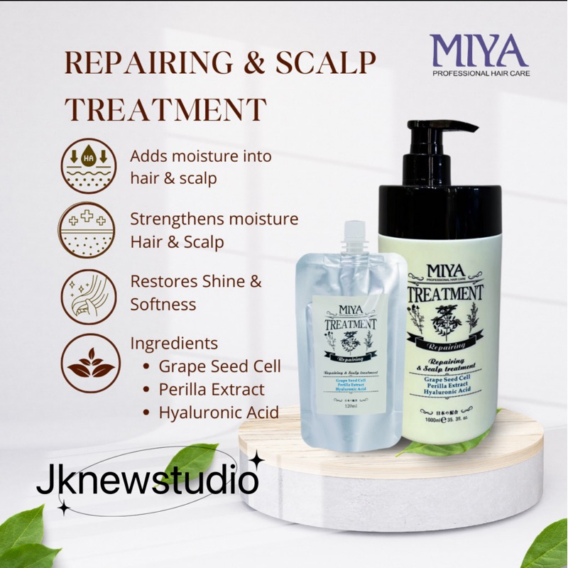 🇯🇵Miya Professional Scalp & Repairing treatment 1000ml | Shopee Singapore