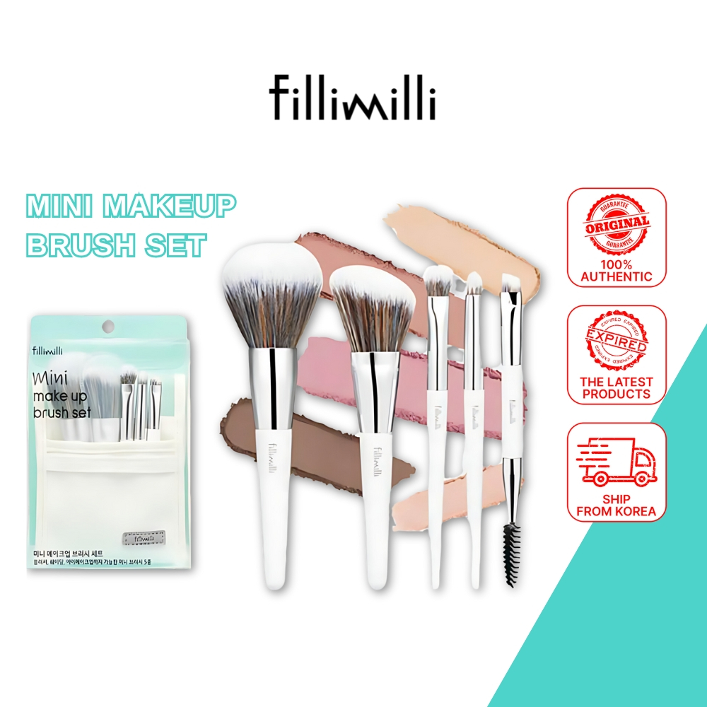 Fillimilli Olive Young Makeup Mini Brush SET (5 PCS) | Shopee Singapore