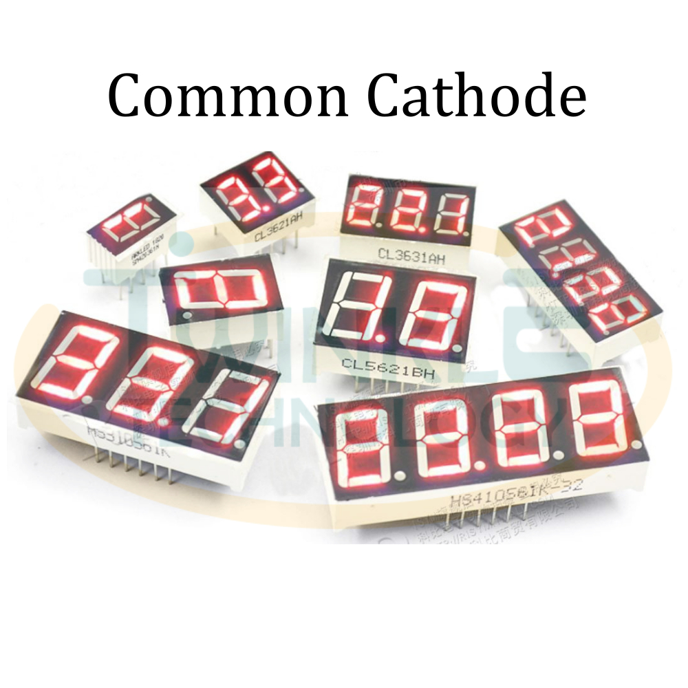 7 Segment 1D, 2D, 3D, 4D LED 0.56 Inch (common cathode) | Shopee Singapore