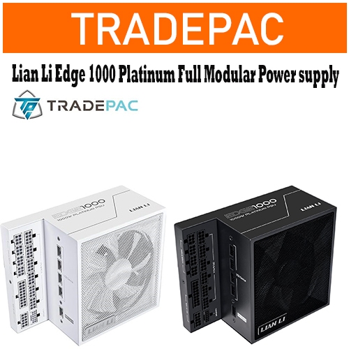 Lian Li Edge 1000 Black/White Platinum Full Modular Power supply ...