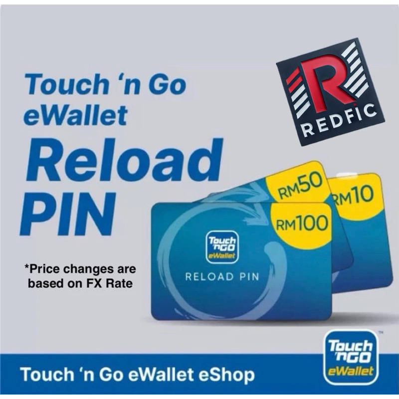 [SG Seller Fast Service] Touch 'n Go eWallet Top-Up pin (RM 5, RM 10 ...