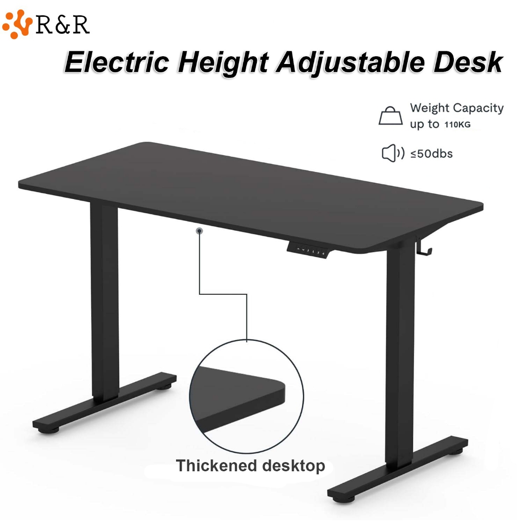 Electric Height Adjustable Table Ergonomic Standing Desk Study Table ...