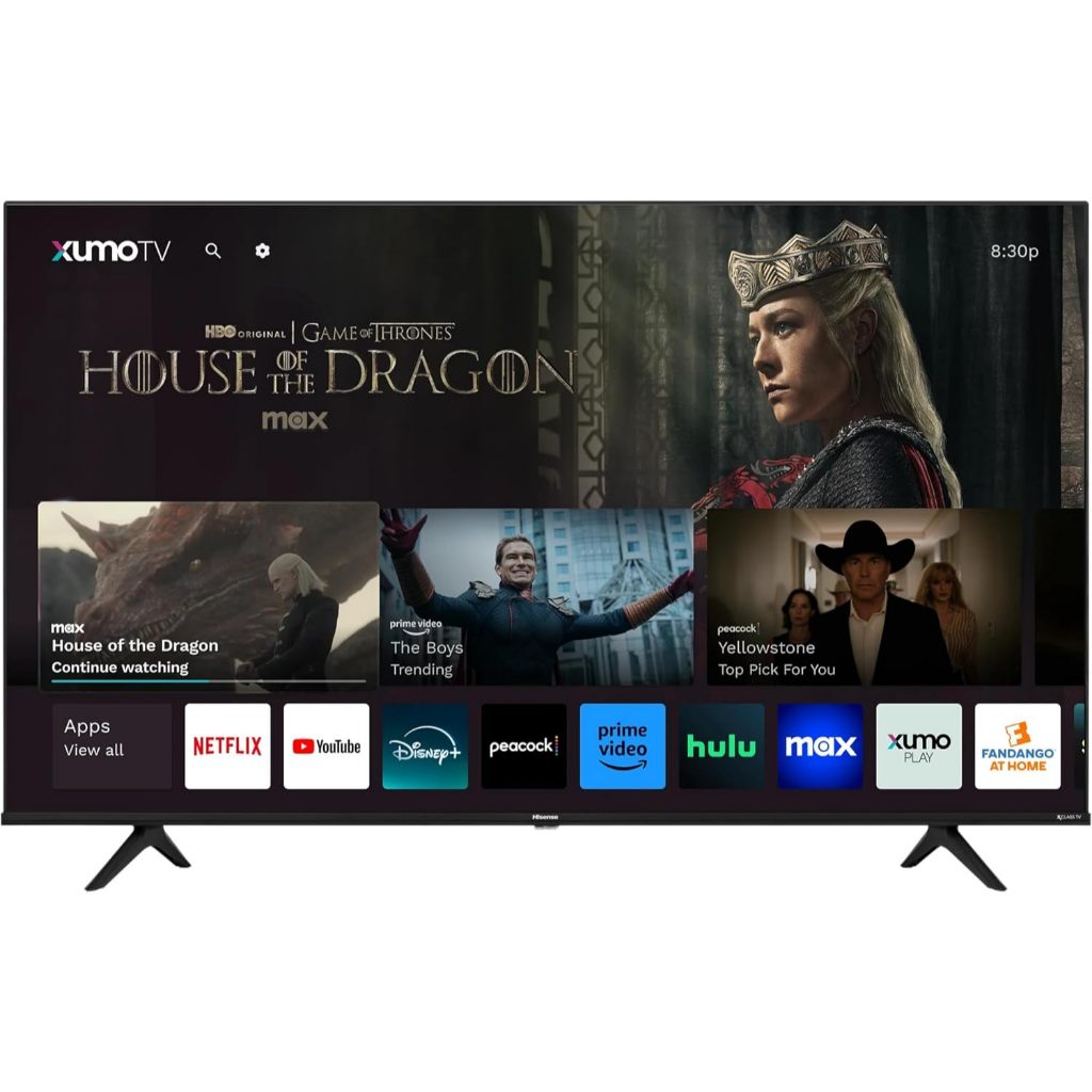 Hisense 55" 65"Class A6 Series 55A6HX 65A6HX LED 4K UHD Smart Xumo TV ...
