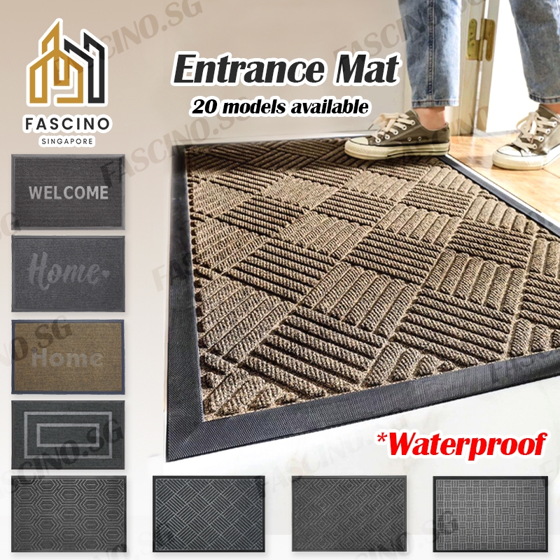 【SG】Large Entrance Mat Heavy Duty Front Door Mat Hotel Welcome Mat ...